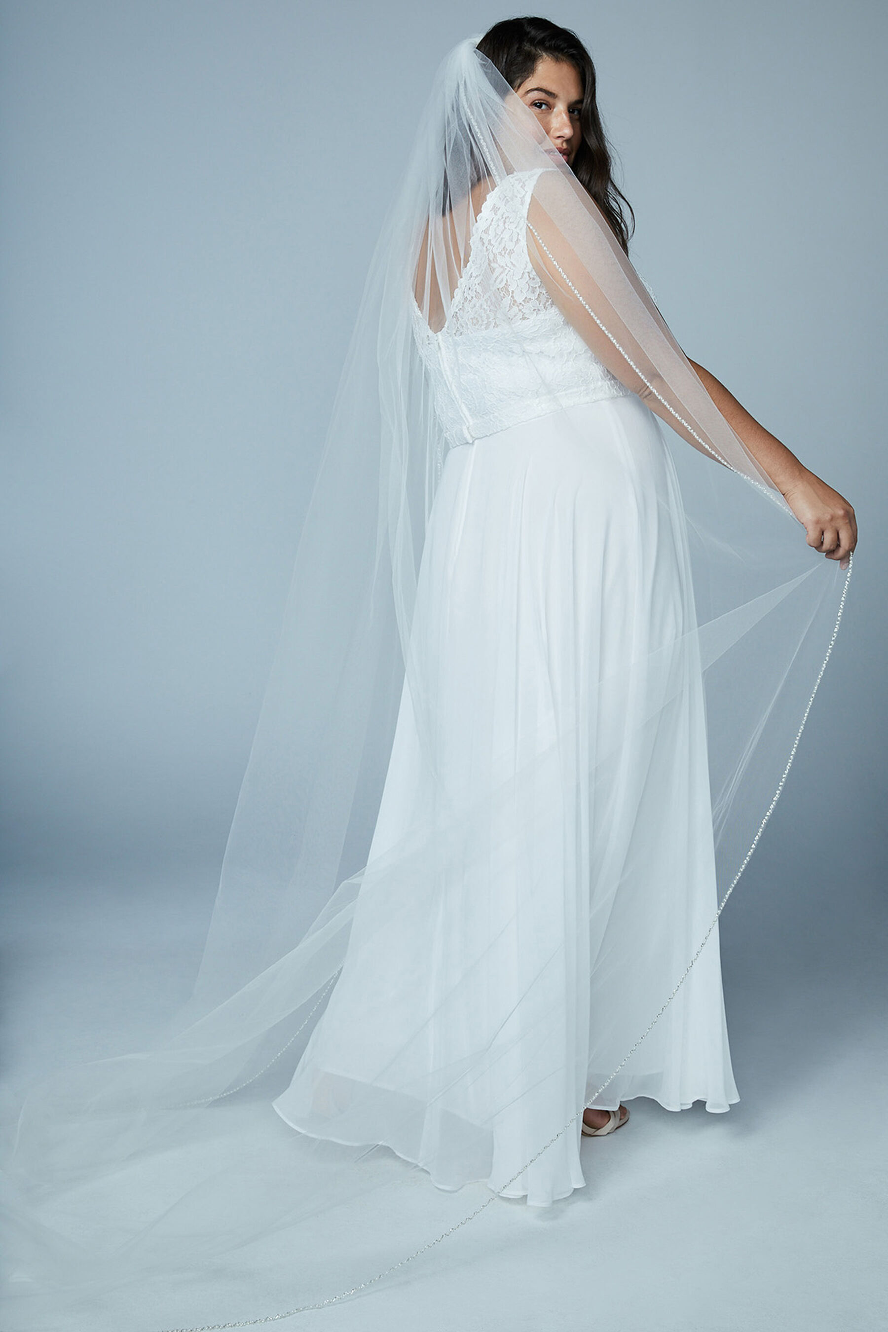 BEADED CATHEDRAL VEIL | Vow'd Weddings
